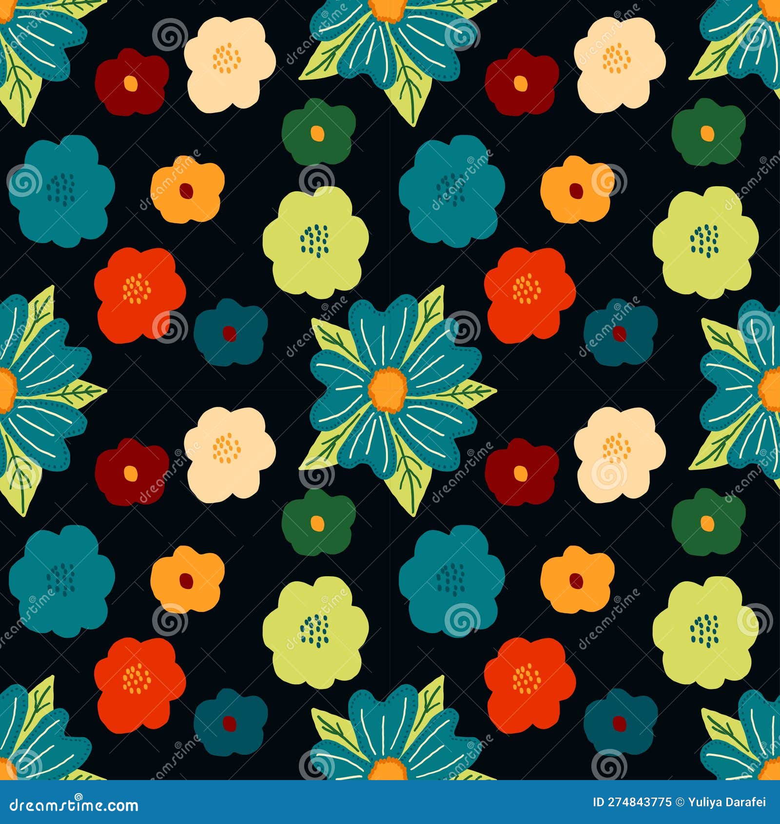 Naive pattern stock vector. Illustration of simple, primal - 274843775