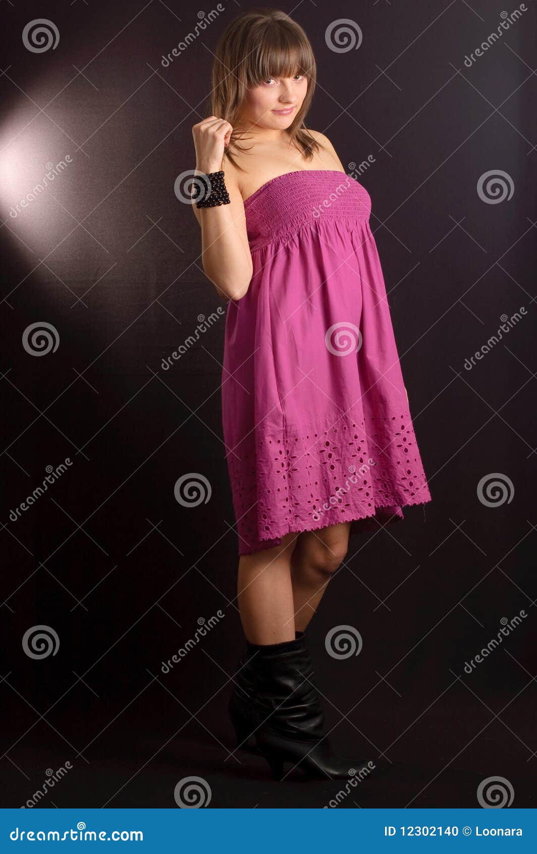 A naive young girl stock photo. Image of beauty, color - 12302140