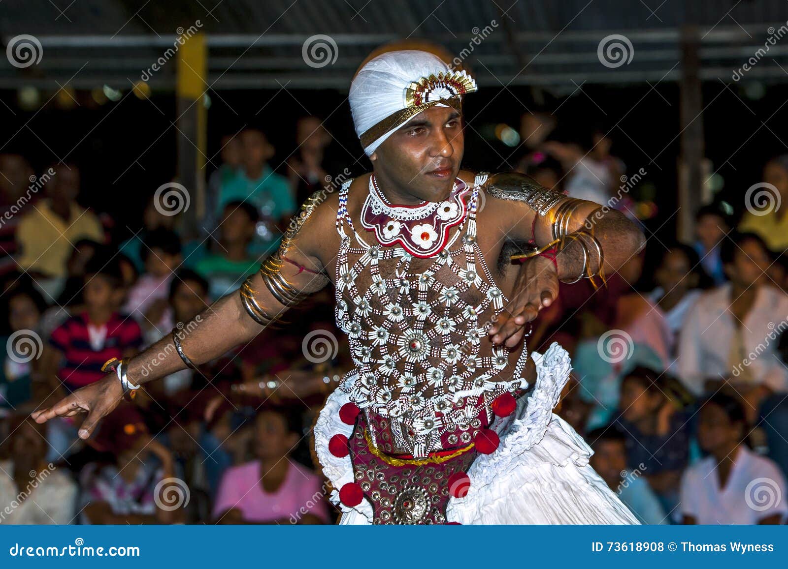 A Naiyandi Dancer Performs during the Esala Perahera in Kandy, Sri ...