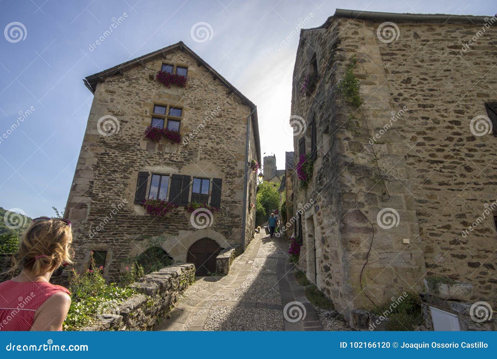 Najac, France image éditorial. Image of village, rues - 102166120