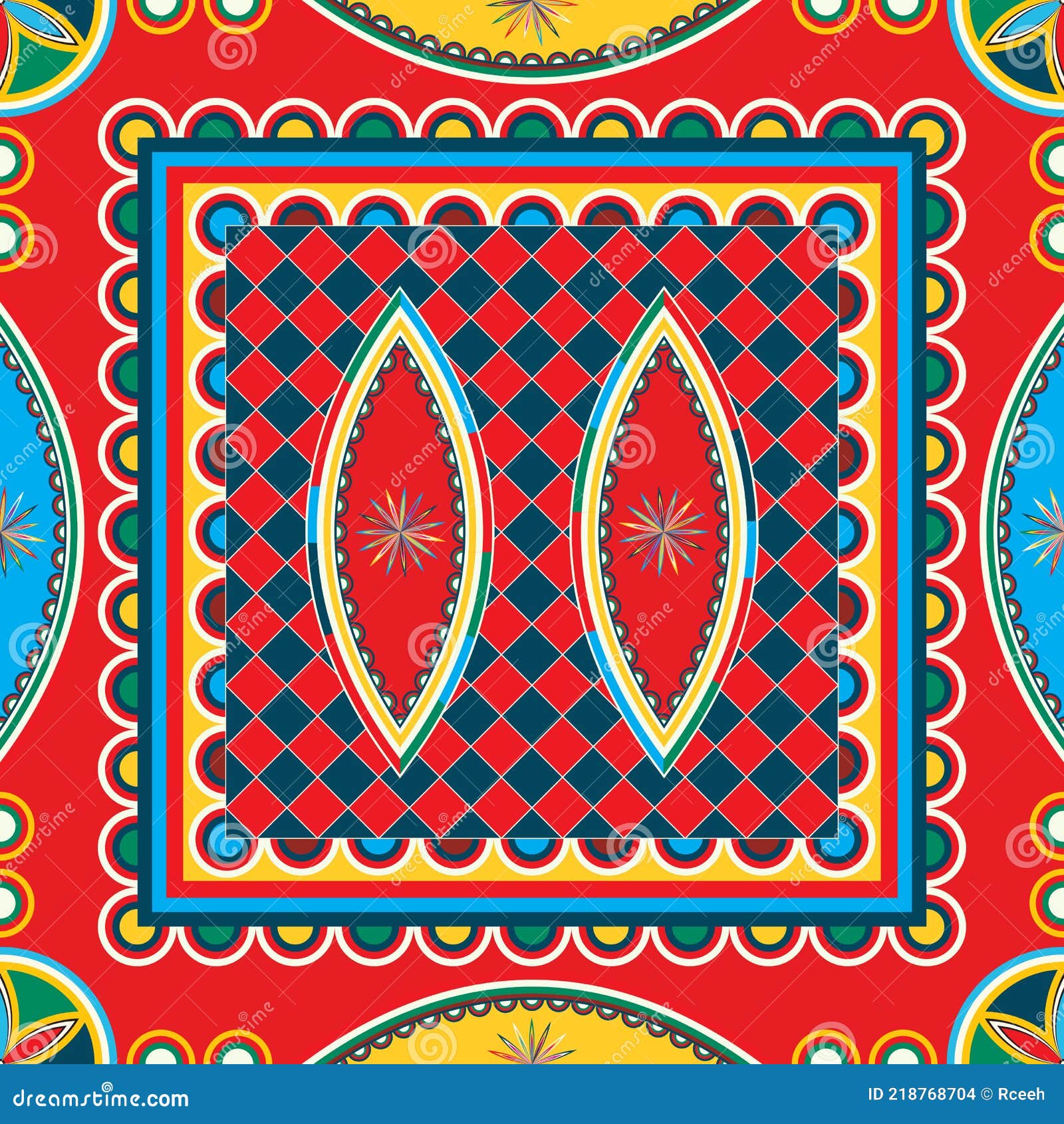 Najdi style pattern 24 stock vector. Illustration of cultural - 218768704