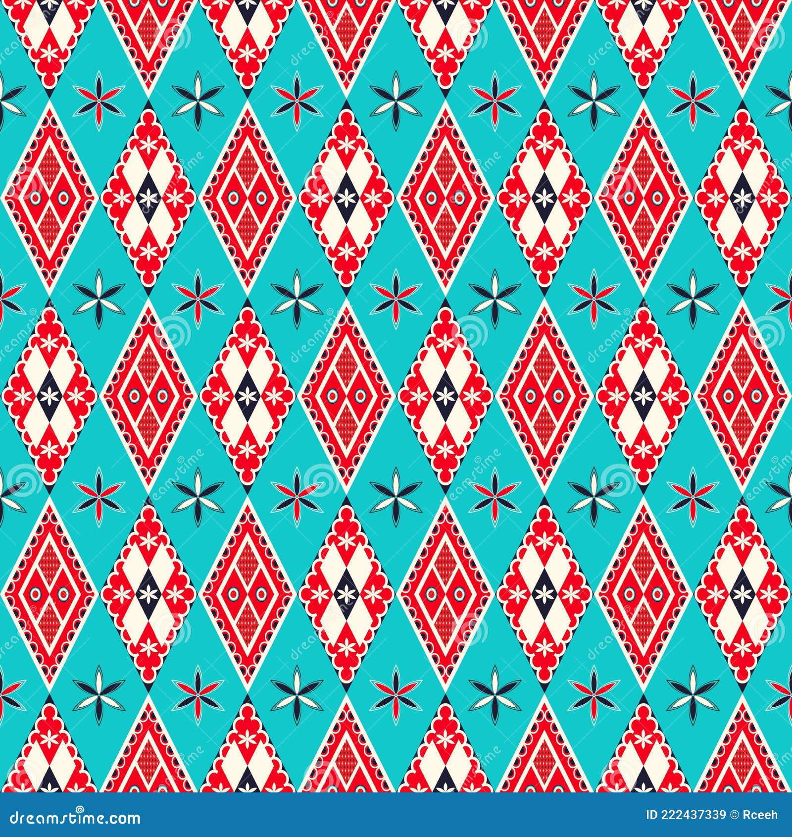 Najdi style pattern 27 stock vector. Illustration of arabia - 222437339