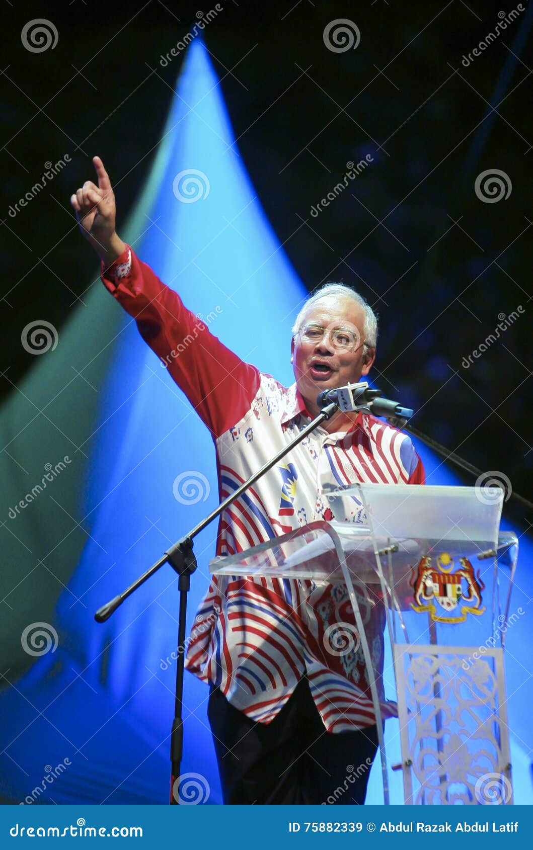 Najib Razak redactionele stock afbeelding. Image of leider - 75882339