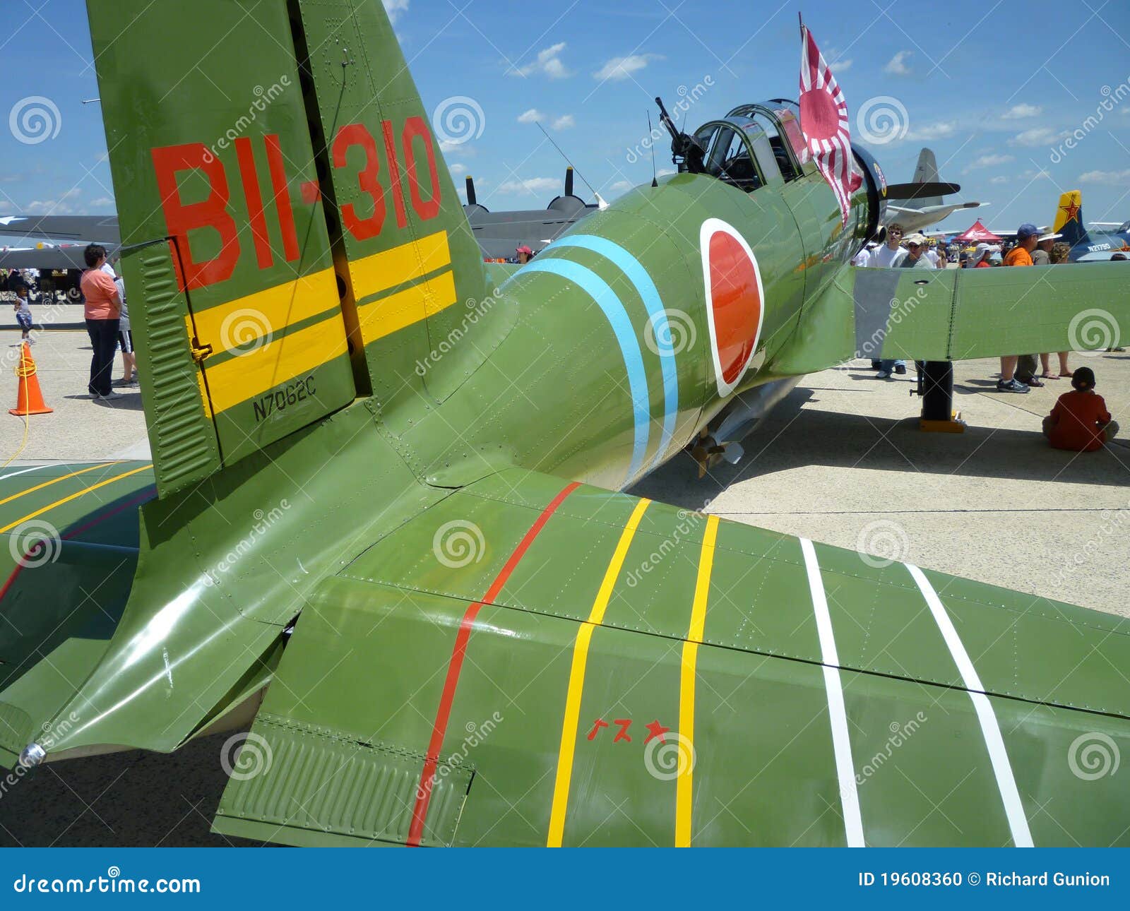 Nakajima Kate Green Torpedo Plane Editorial Image - Image of show ...