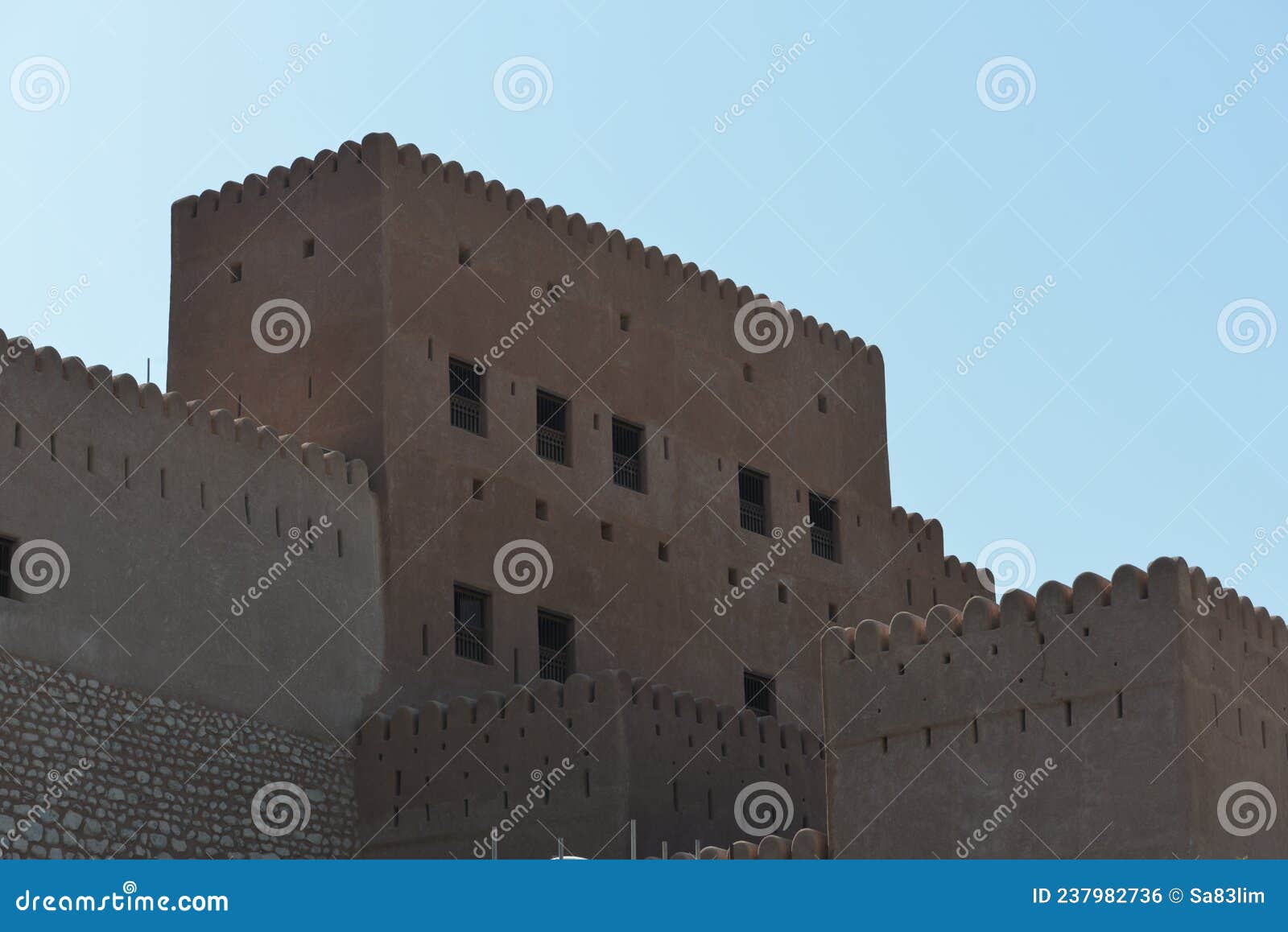 Nakhal fort, Oman editorial photo. Image of fortification - 237982736