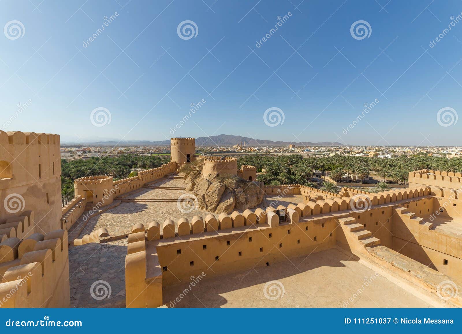 Nakhal Fort, in Nakhal, Oman Editorial Photography - Image of stone ...