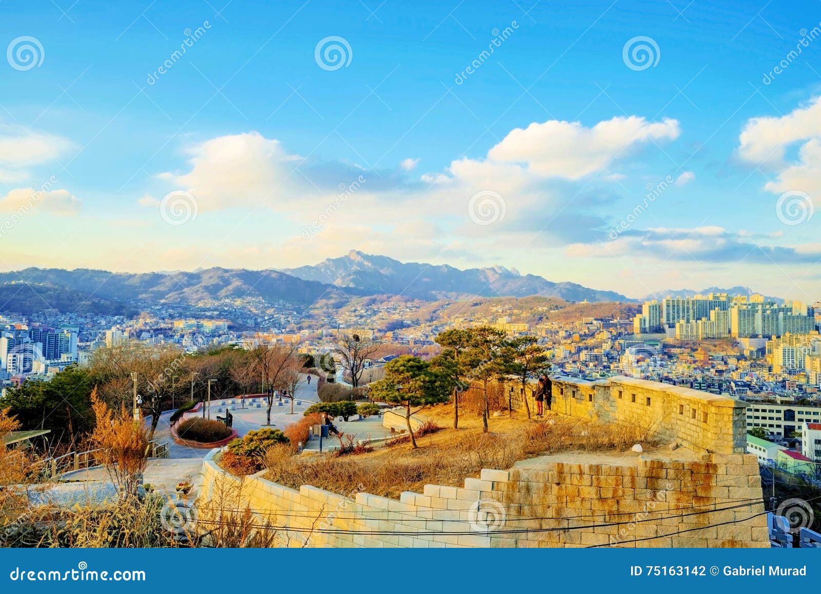Naksan park editorial photography. Image of ariel, hills - 75163142