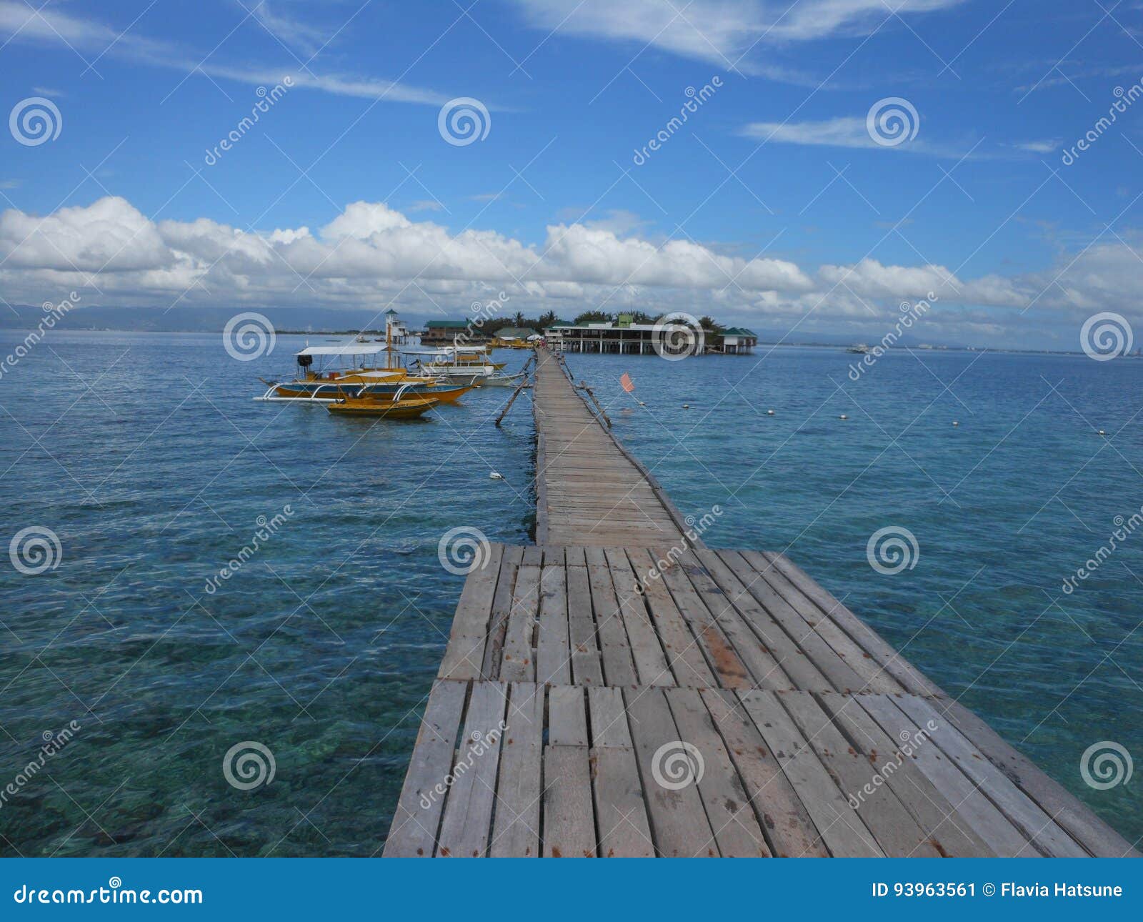 Nalusuan Island in the Philippines Stock Image - Image of nalusuan ...
