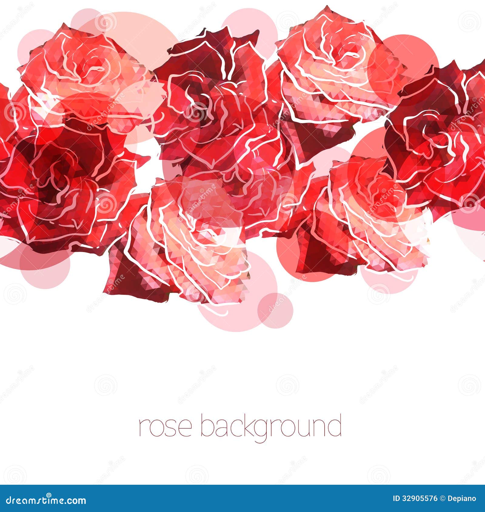 Nam Achtergrond Toe. Bloemen Abstract Patroon Vector Illustratie ...
