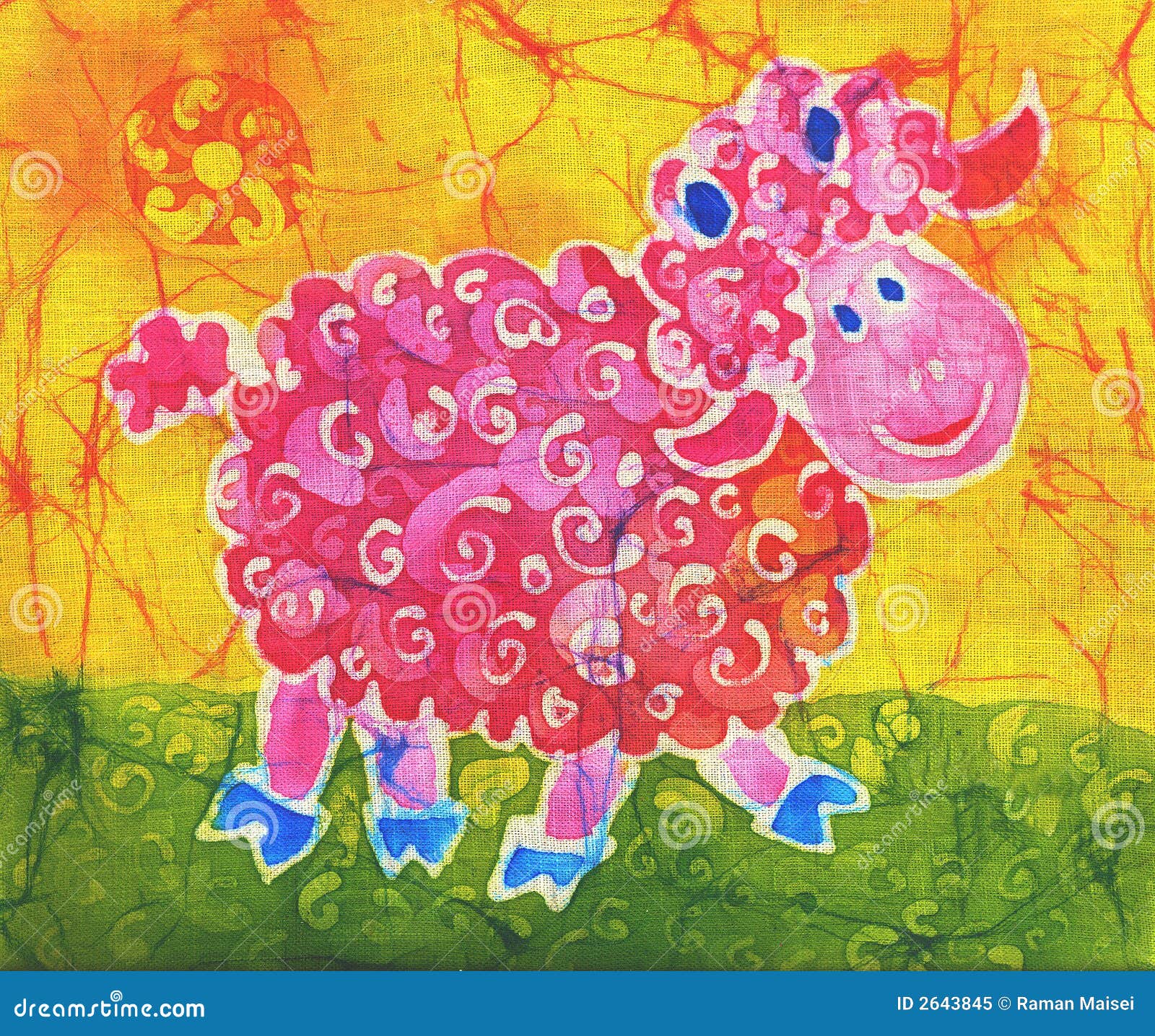 Nam ram toe stock illustratie. Illustration of artistiek - 2643845