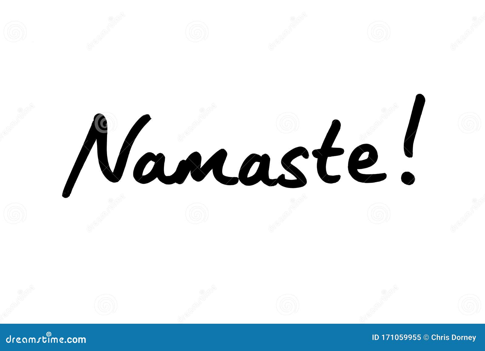 Namaste stock illustration. Illustration of handwriting - 171059955