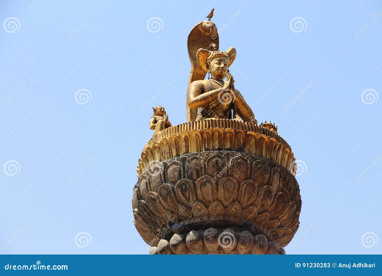 Namaste Statue stock image. Image of religious, statue - 91230283