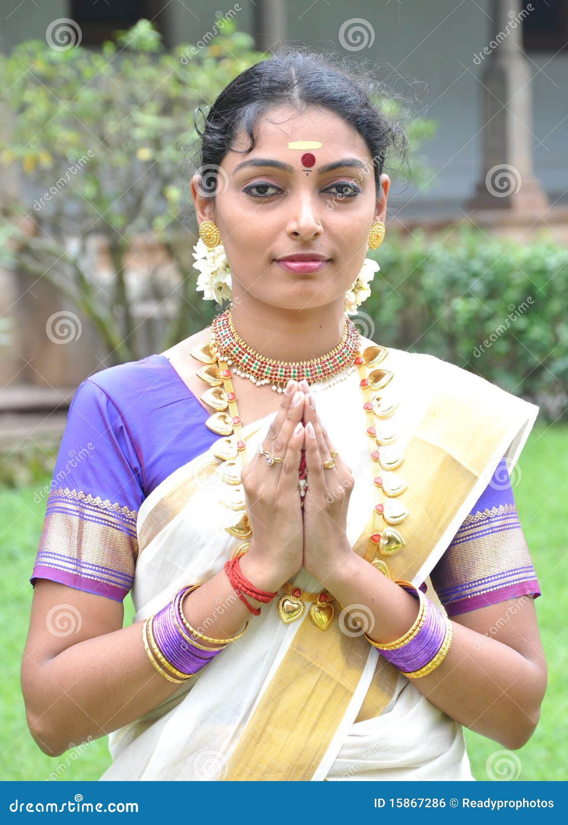 Namaste welcome stock photo. Image of namaskar, cultural - 15867286