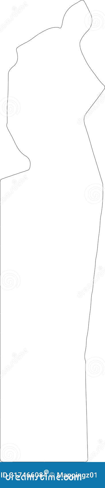 Namayingo Uganda Outline Map Stock Illustration - Illustration of atlas ...