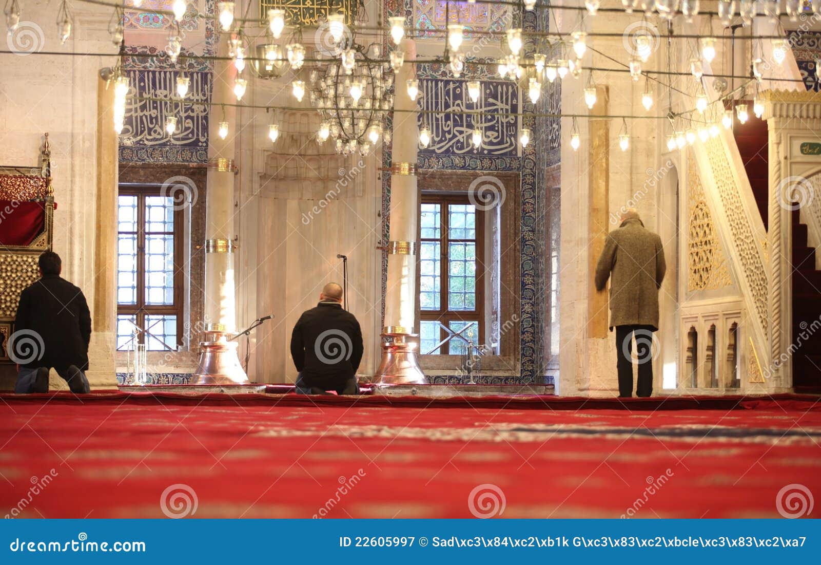 Namaz in Mosque editorial photography. Image of people - 22605997