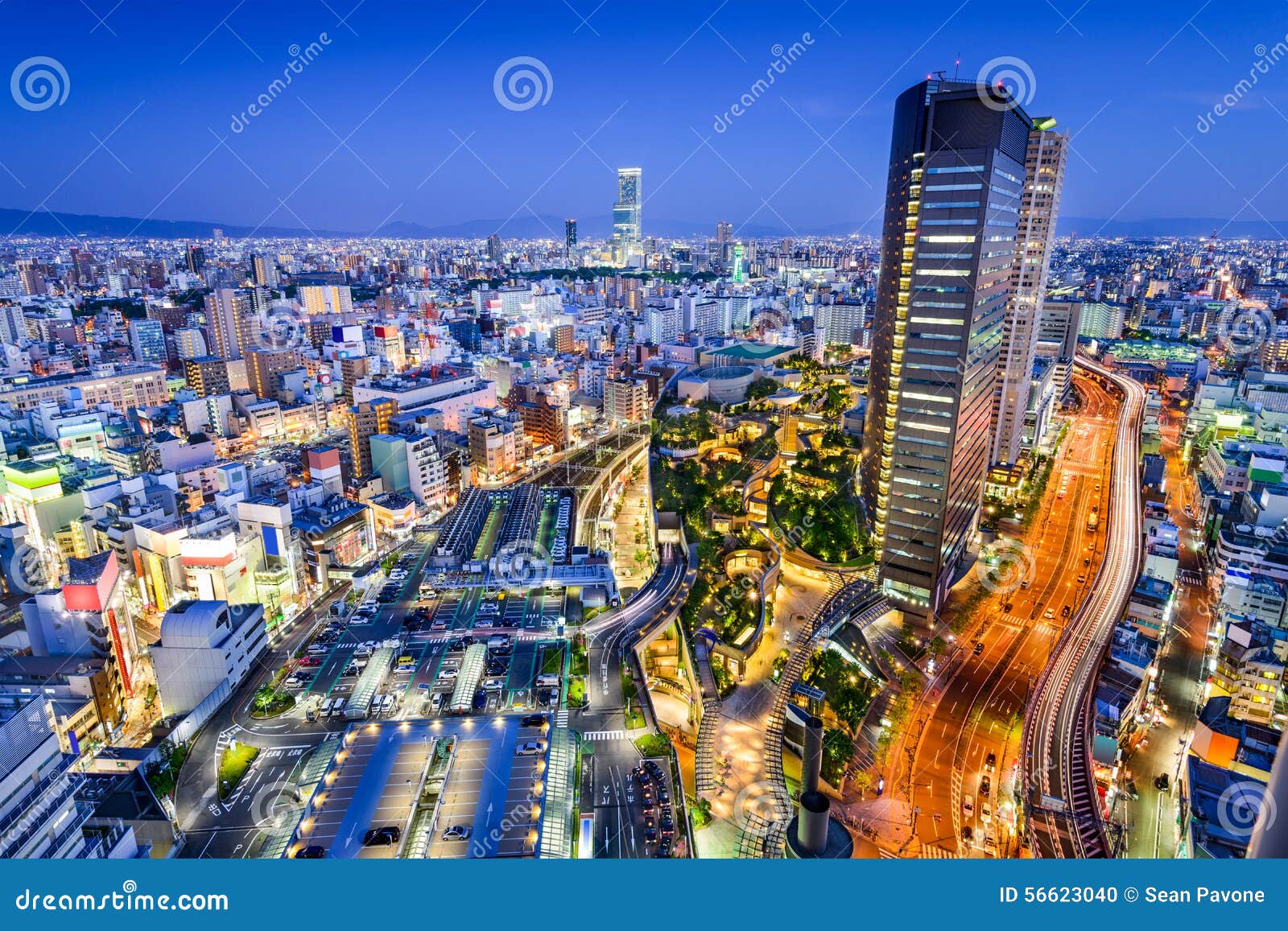Namba District of Osaka, Japan Stock Photo - Image of destination ...