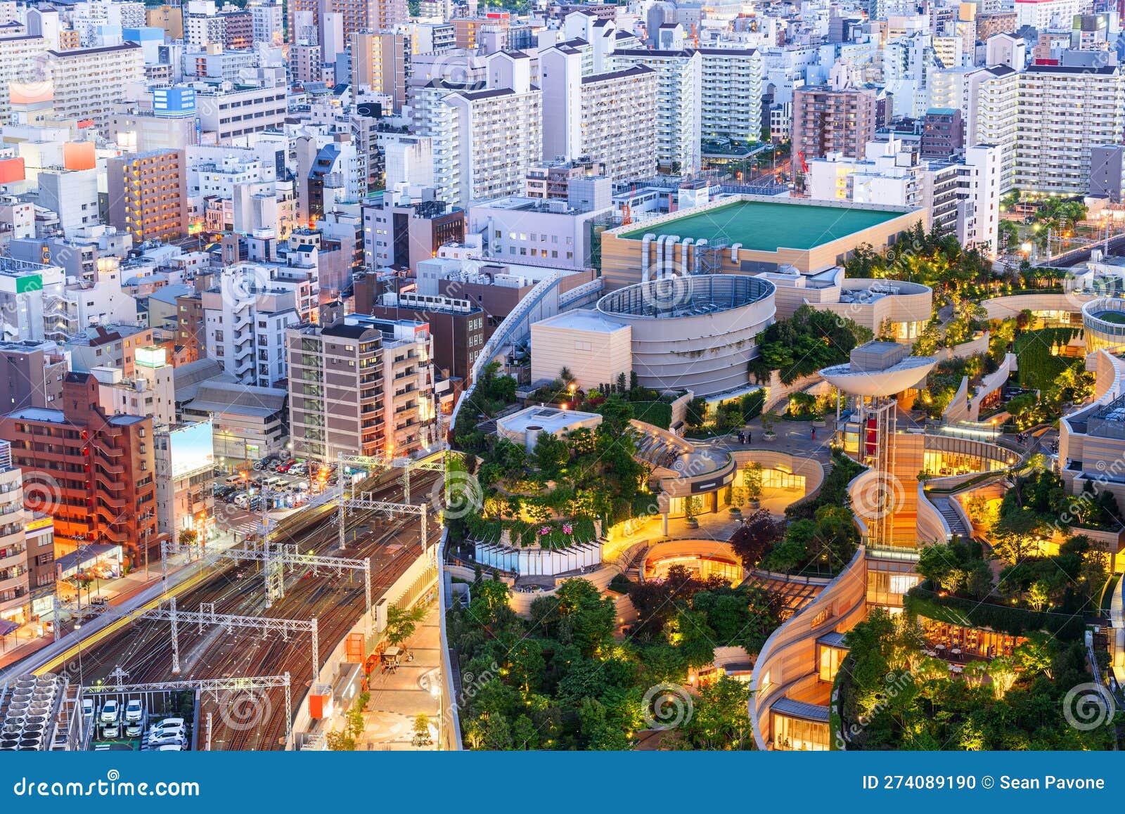 Namba Parks, Osaka, Japan editorial image. Image of garden - 274089190