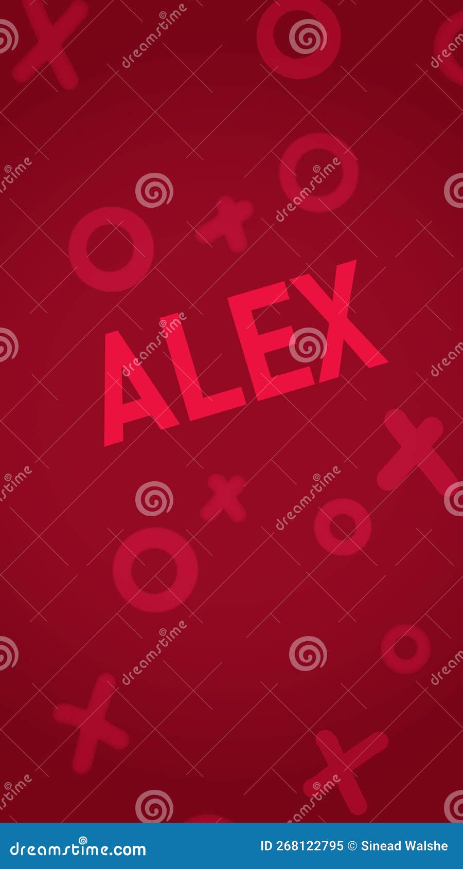 Name Alex on Red Phone Wallpaper Stock Illustration - Illustration of ...
