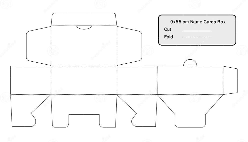 Name Card Box stock illustration. Illustration of paper - 7889795