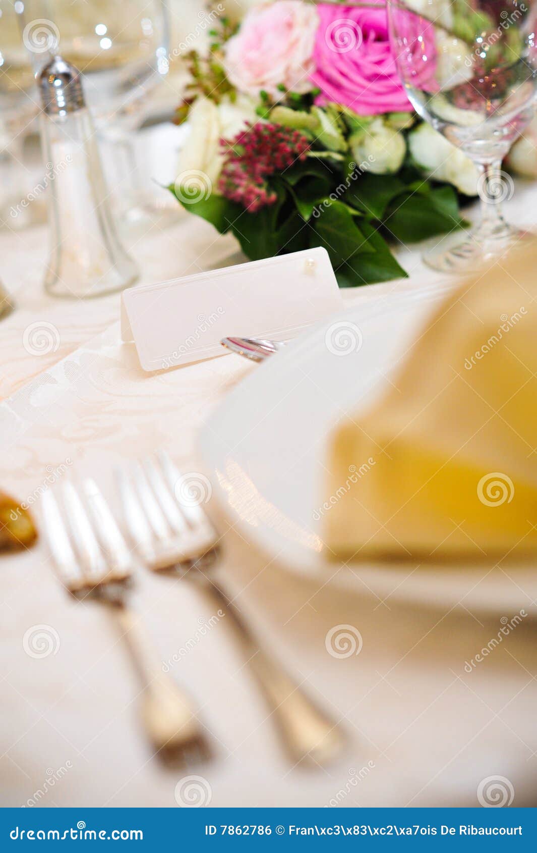 Fancy Table Set For A Dinner Royalty-Free Stock Photo | CartoonDealer ...