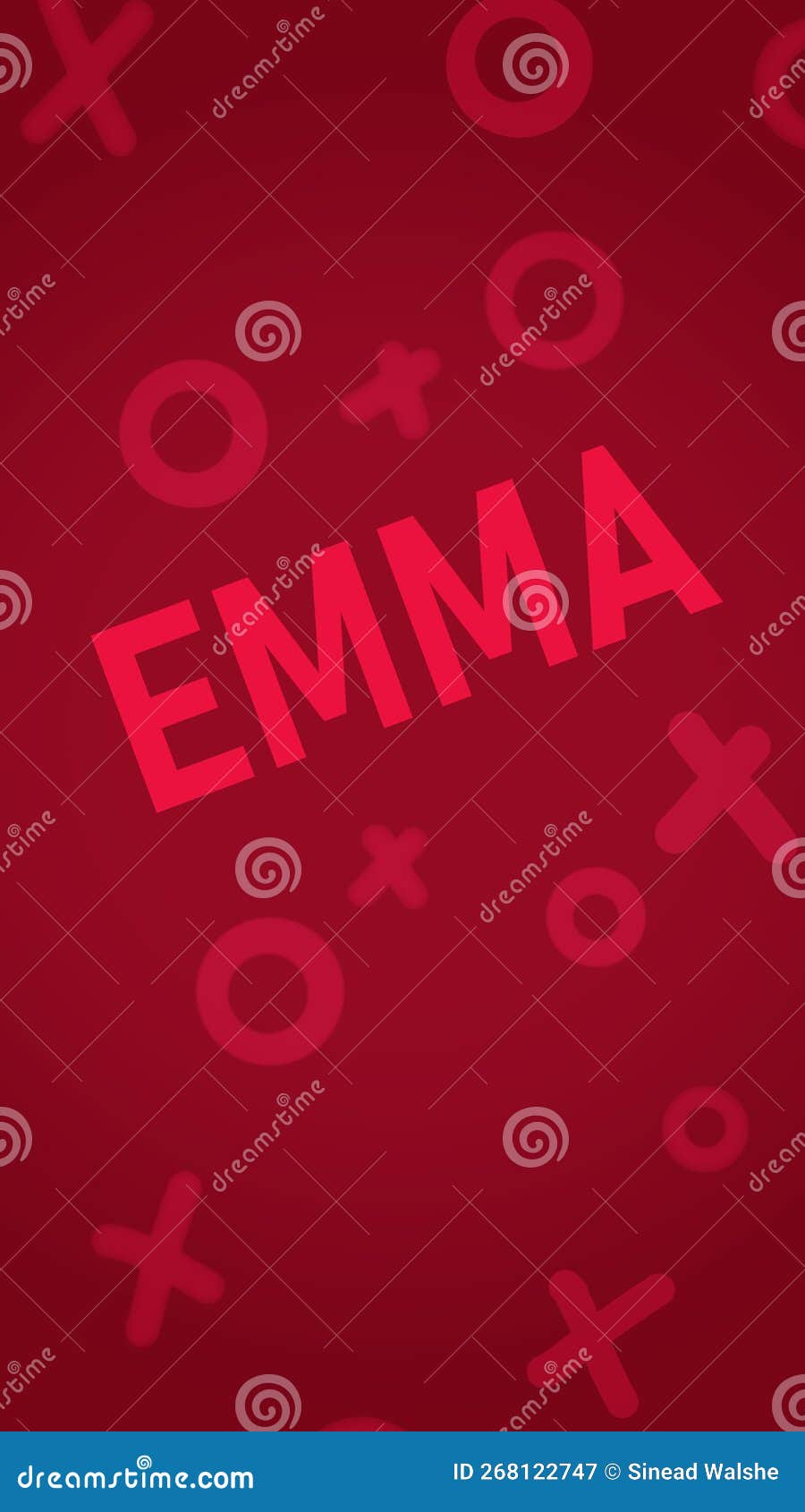 Red Emma Phone Wallpaper Stock Image | CartoonDealer.com #263690407