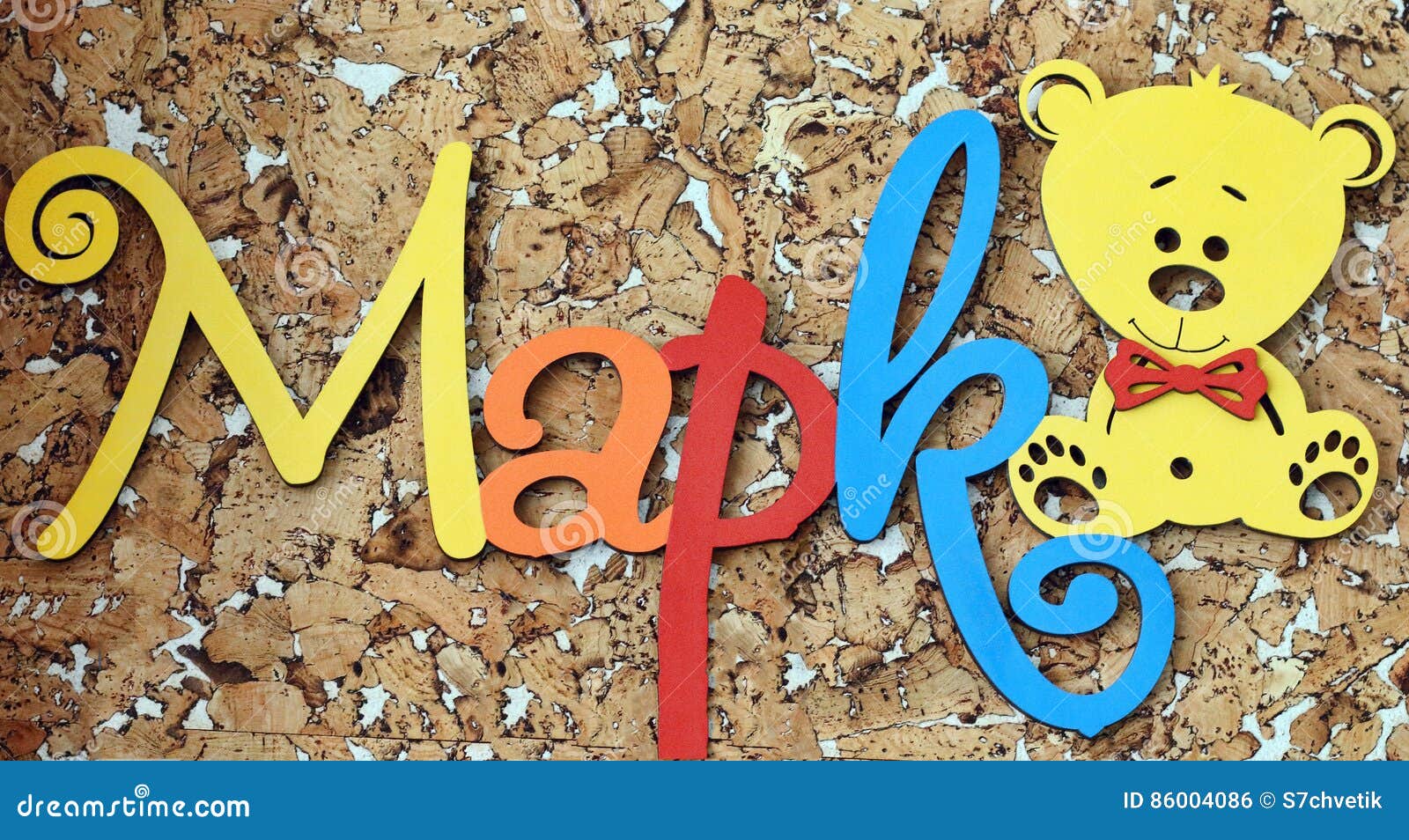 The Name `Mark` - the Inscription Wooden Letters Stock Photo - Image of ...