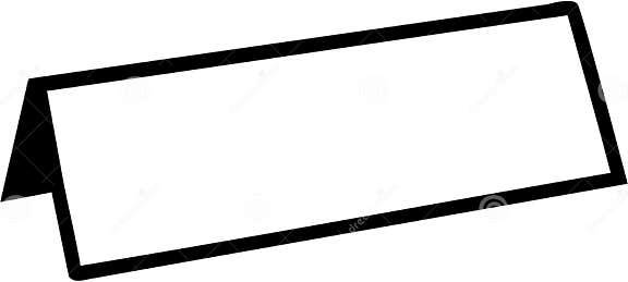 Name plate vector stock vector. Illustration of pictogram - 107181587