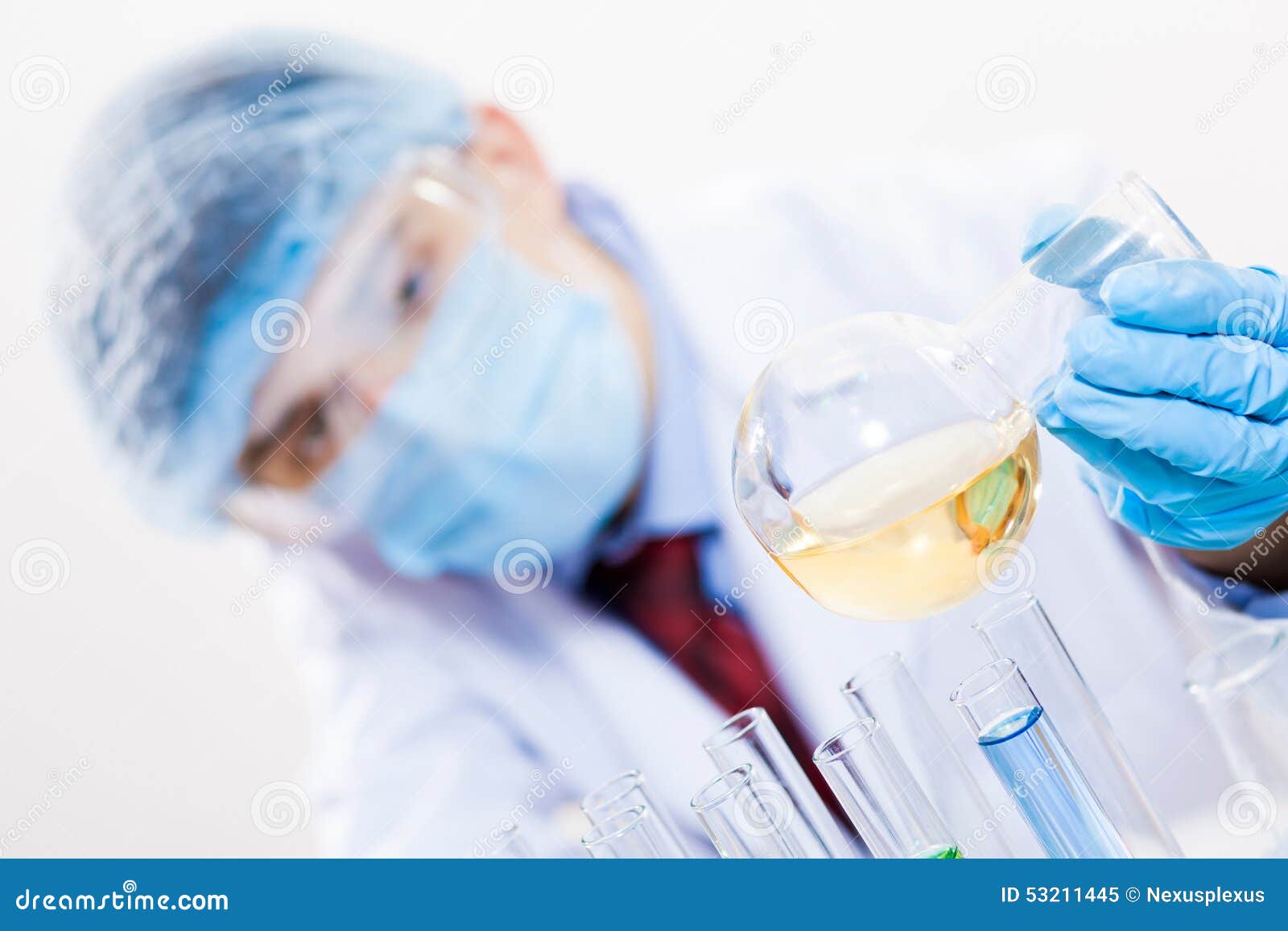 In the name of science stock image. Image of chemistry - 53211445