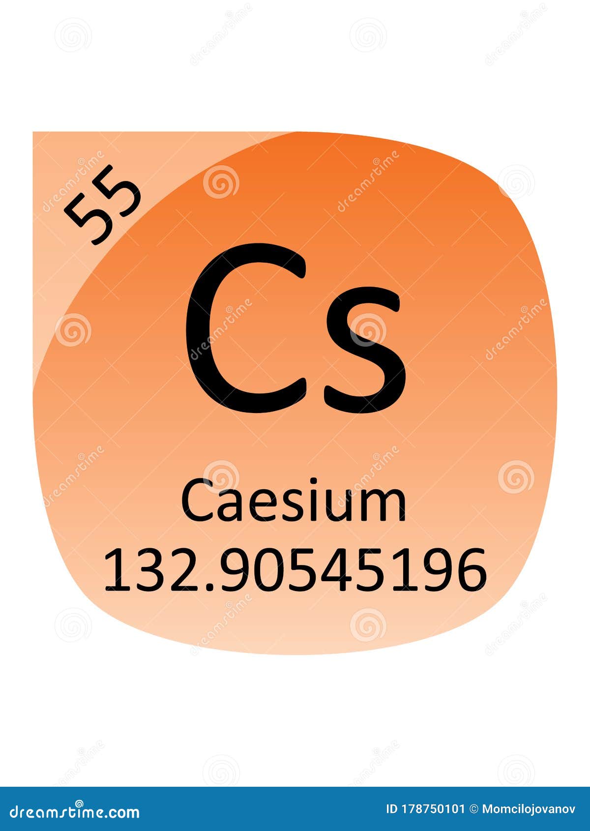 Element Of Caesium Cartoon Vector | CartoonDealer.com #84942535