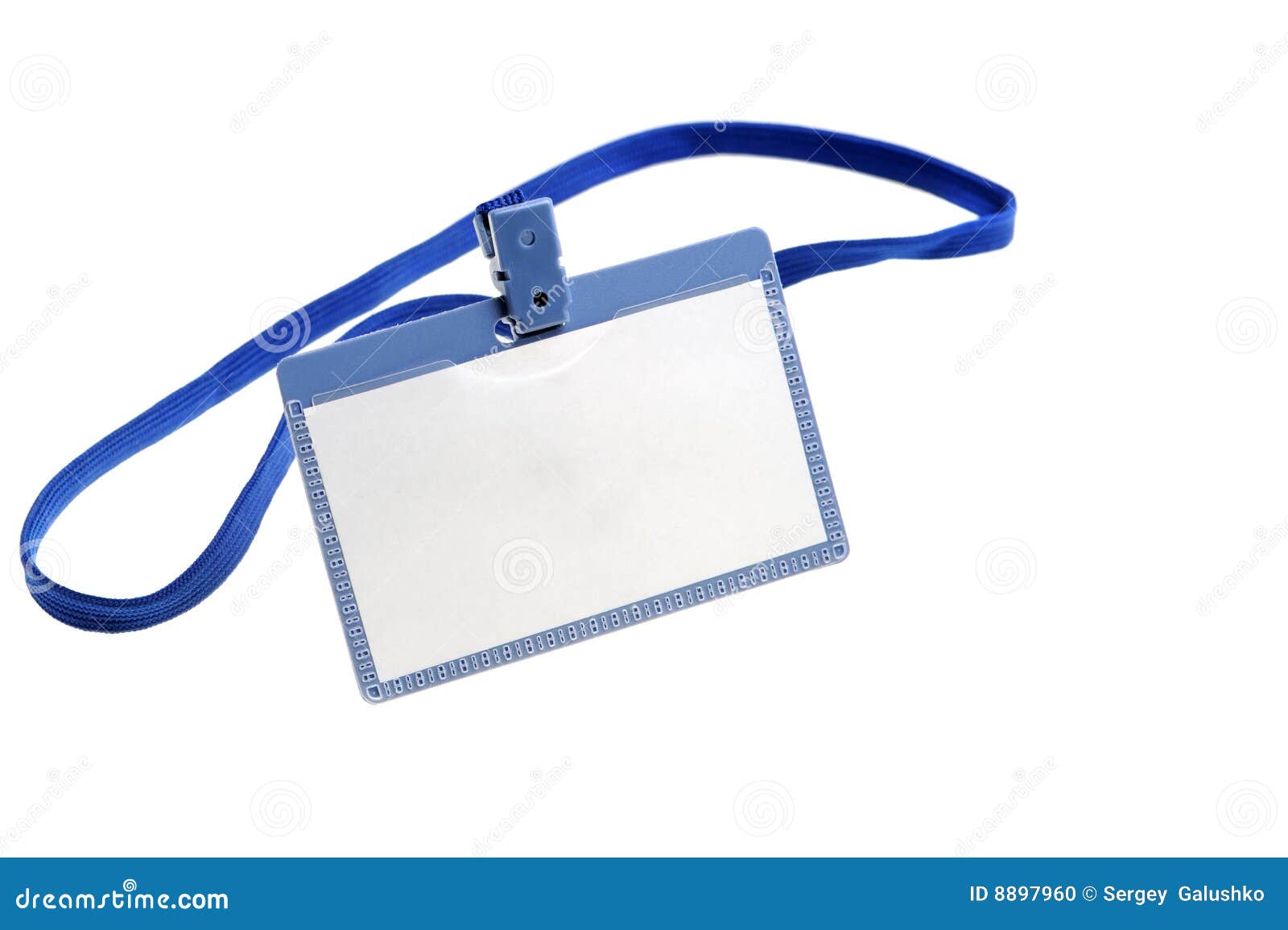 Name tag stock photo. Image of blue, info, empty, isolated - 8897960
