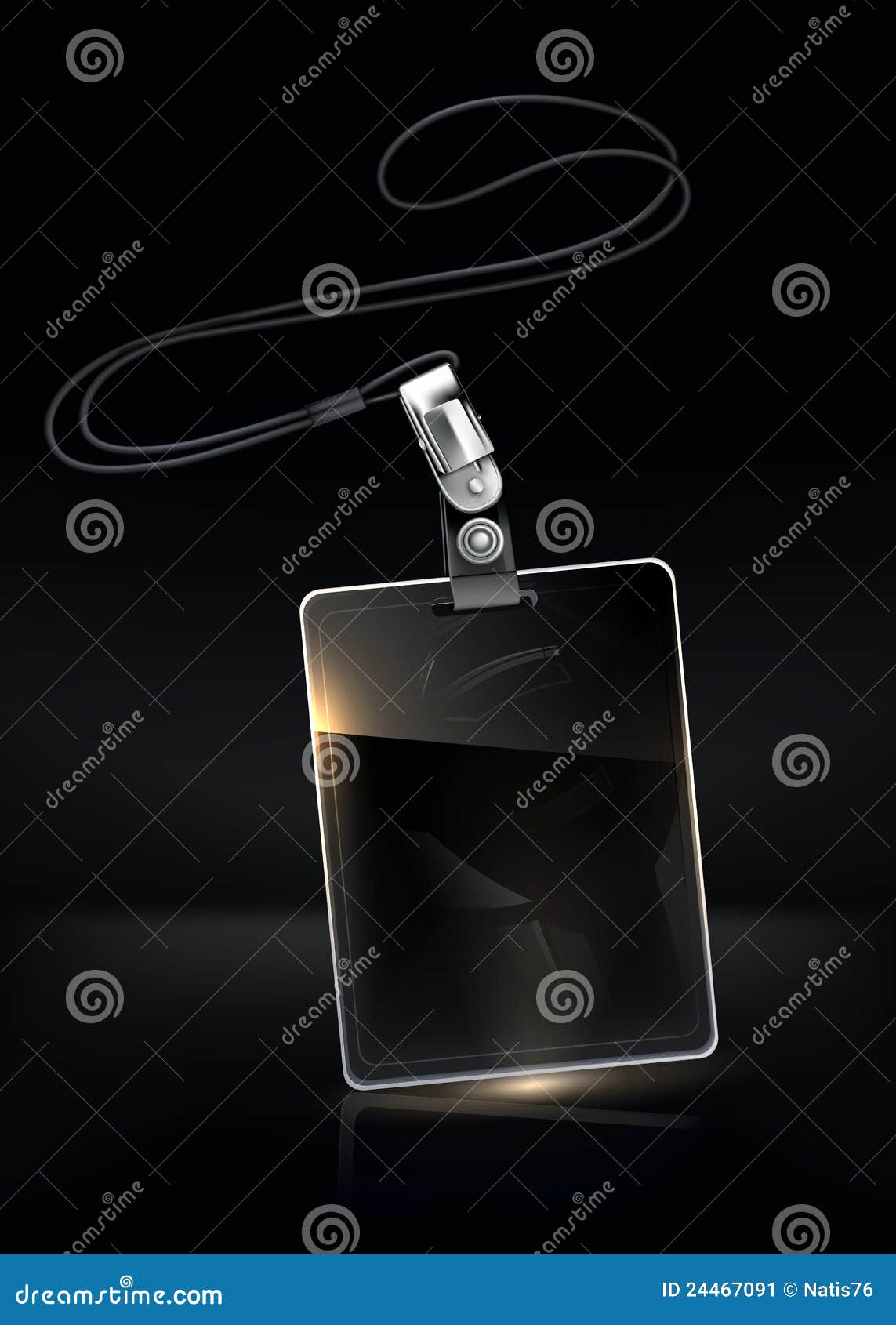 Name Tag, Black Screen stock vector. Illustration of modern - 24467091