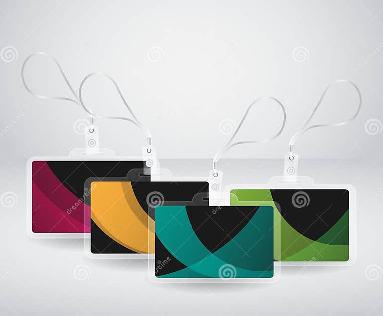 Name tag set in editable stock vector. Illustration of price - 26047689