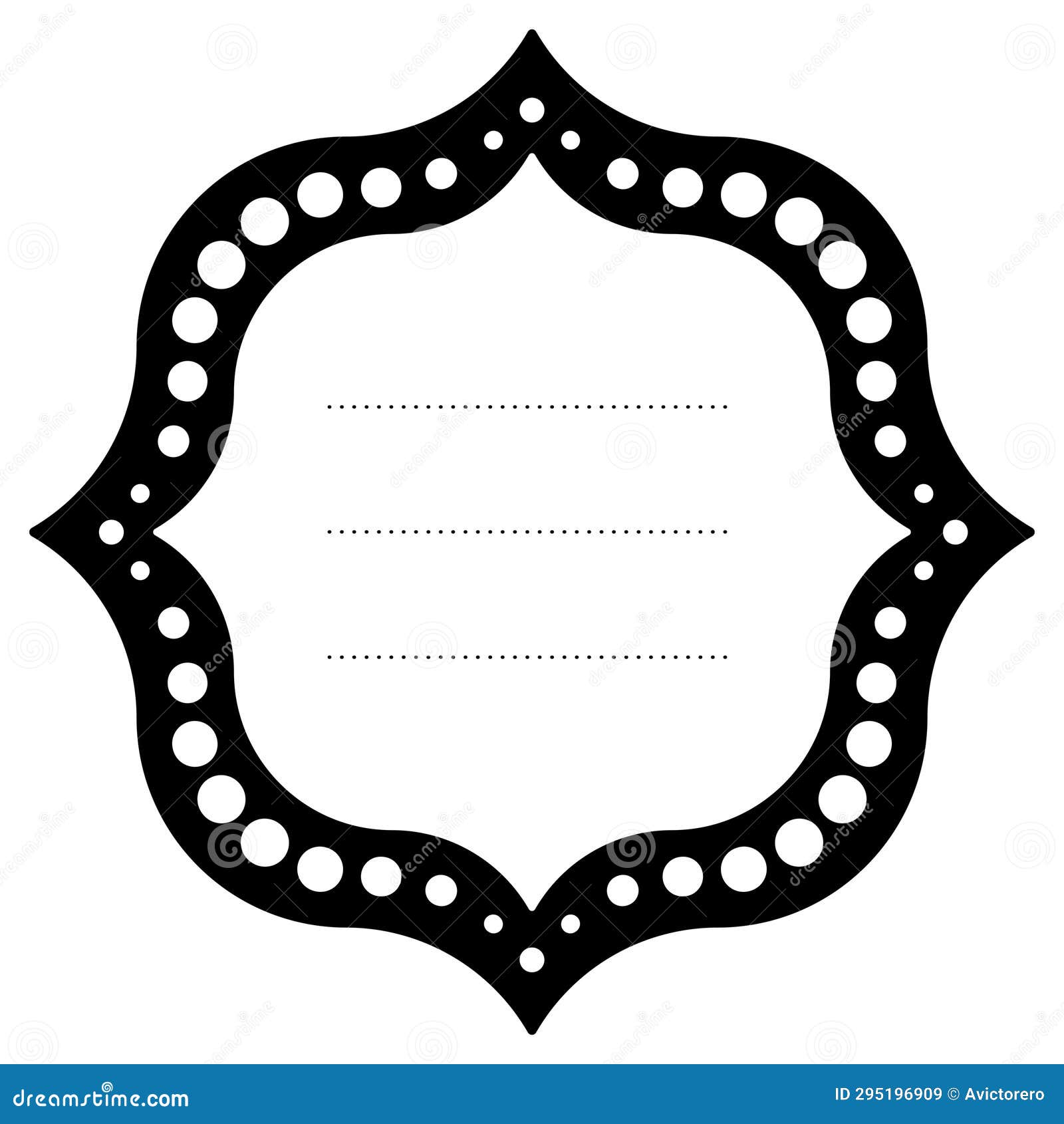 Name Tag Sticker Design Template Stock Vector - Illustration of paper ...