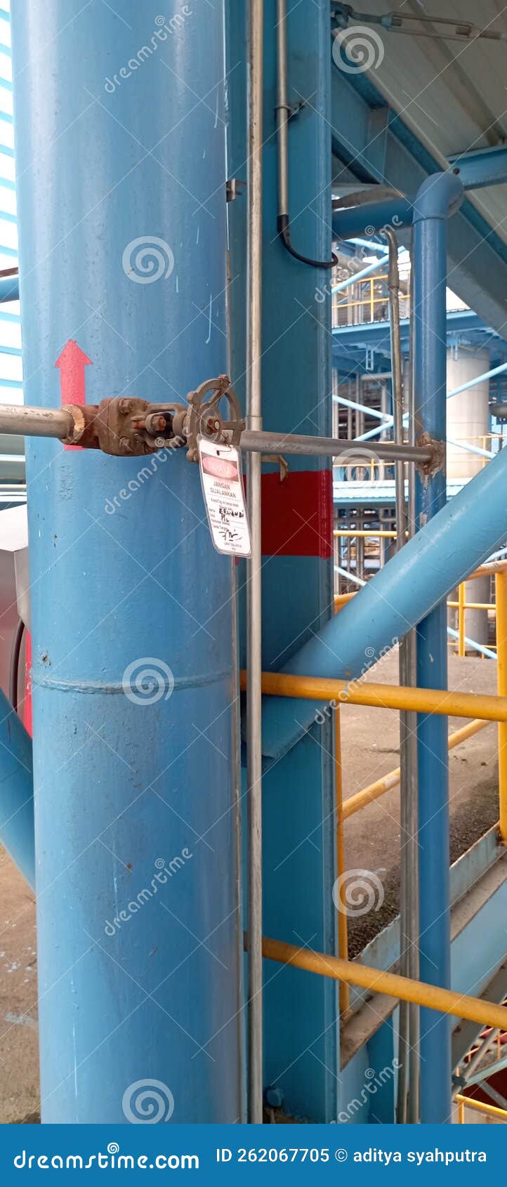 Name Tag for Warning Tools at Industrial Engineering Editorial Image ...