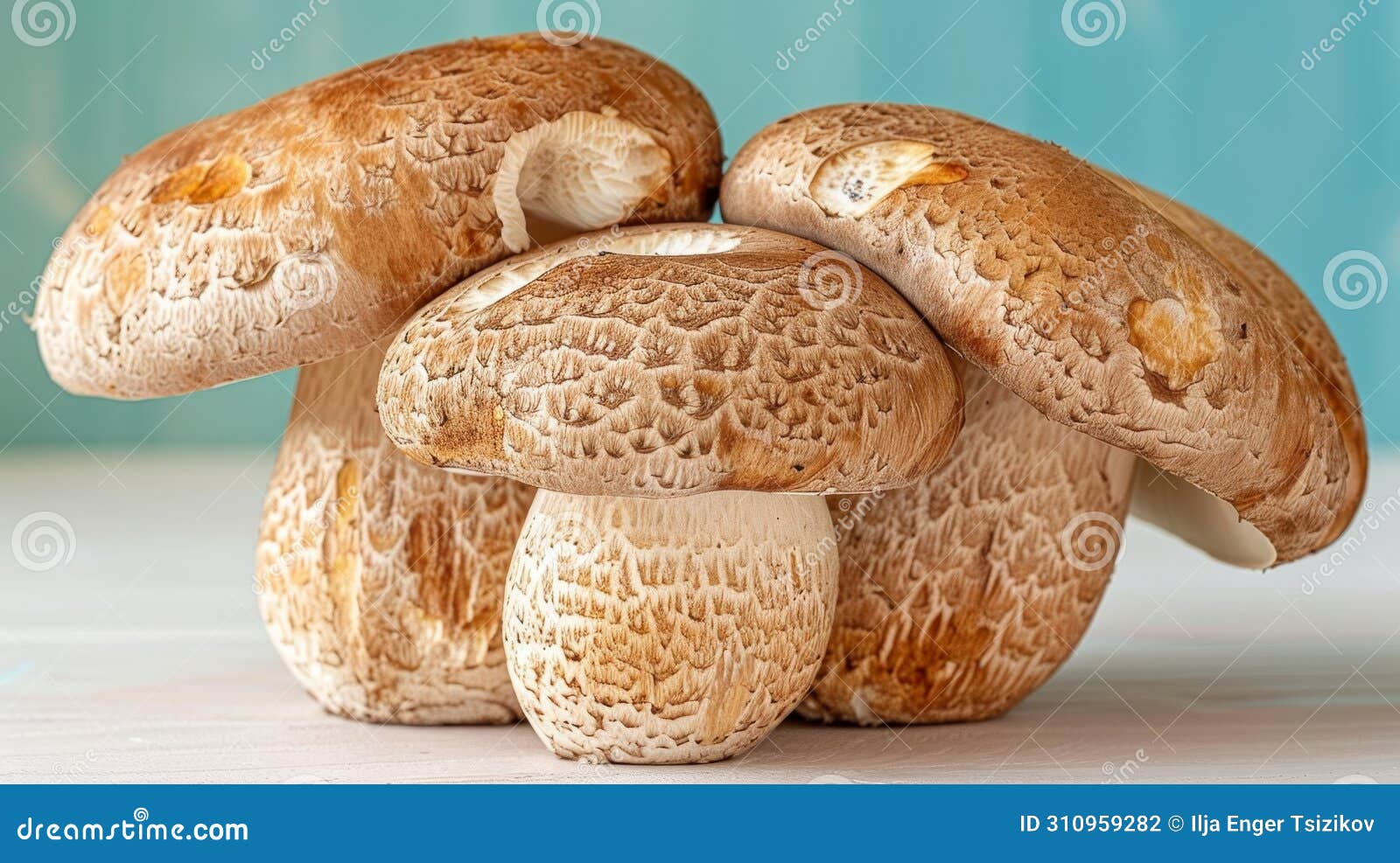 Nameko Mushroom Pholiota Nameko Displayed On A Serene Delicate Pastel ...