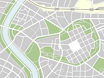 Nameless City Map stock vector. Illustration of planning - 20259118