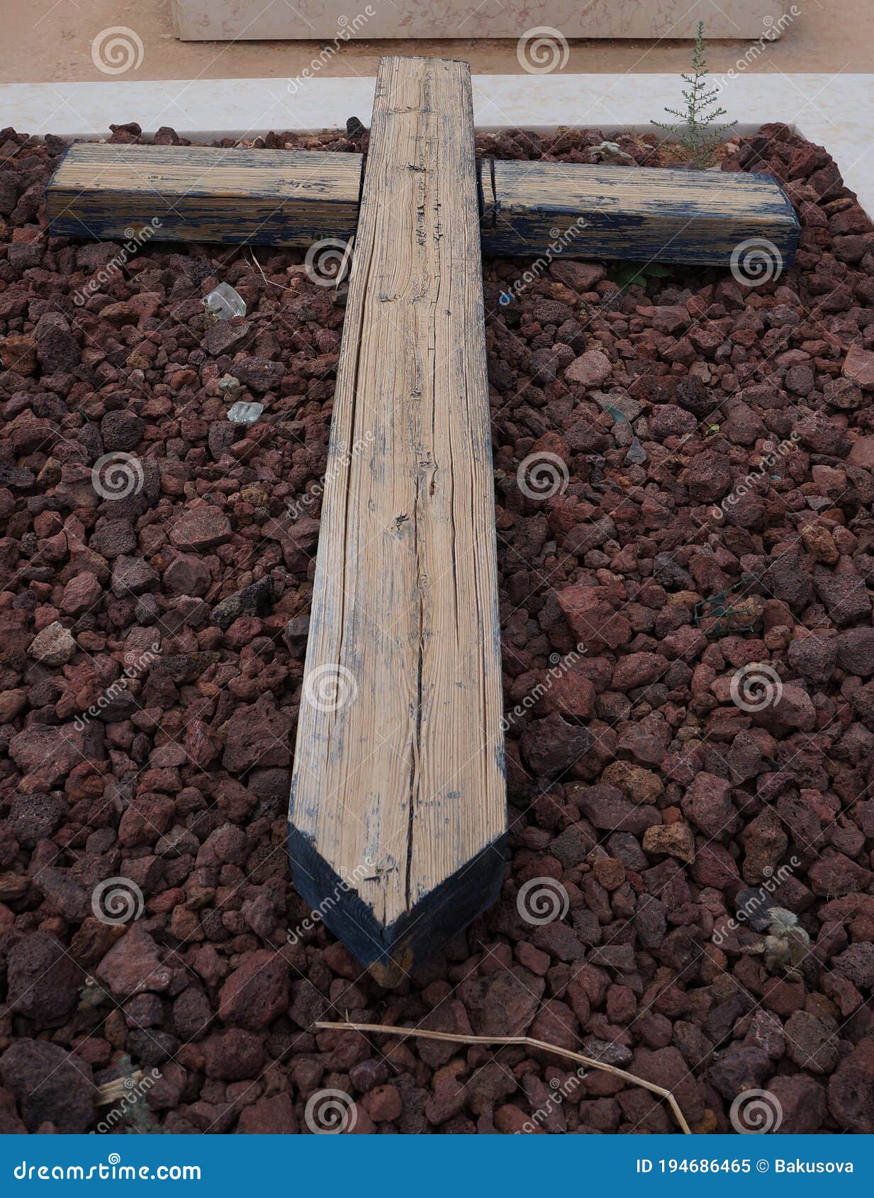 Nameless Grave in the Cemetery Stock Image - Image of cemetery, death ...