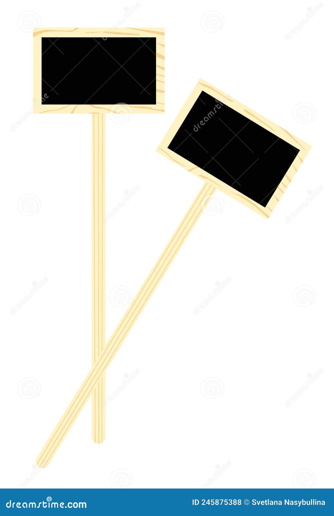 Nameplates Vector Illustration | CartoonDealer.com #245875388