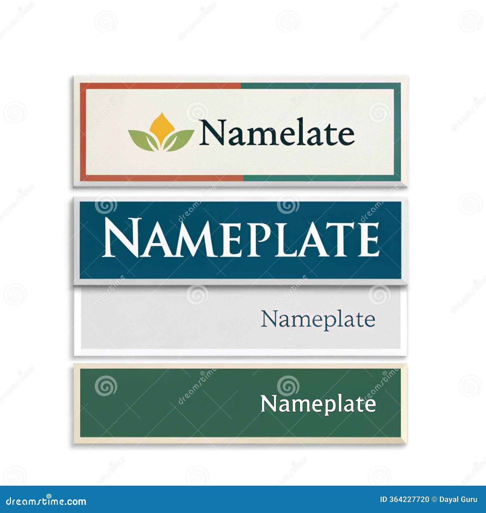 Nameplates Vector Illustration | CartoonDealer.com #245875388