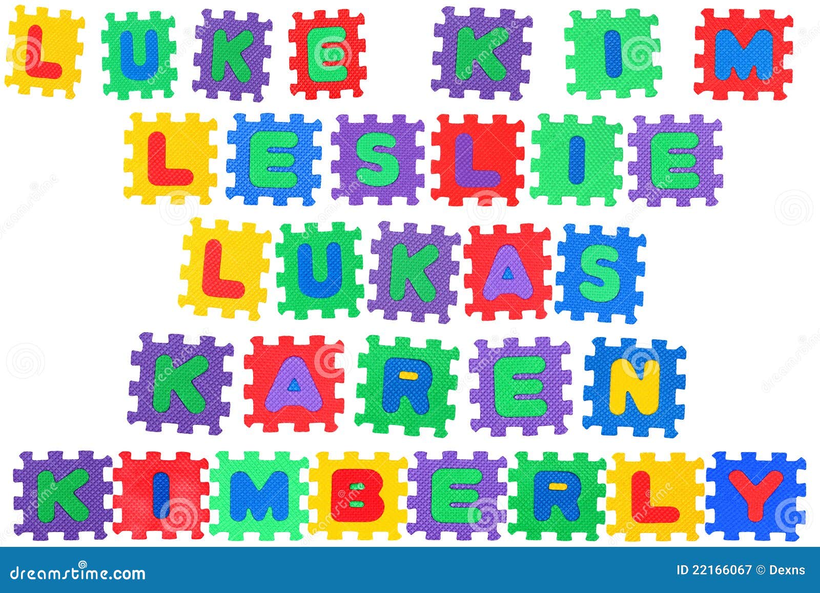 Luke Name Lettering Tinsels Vector Illustration | CartoonDealer.com ...