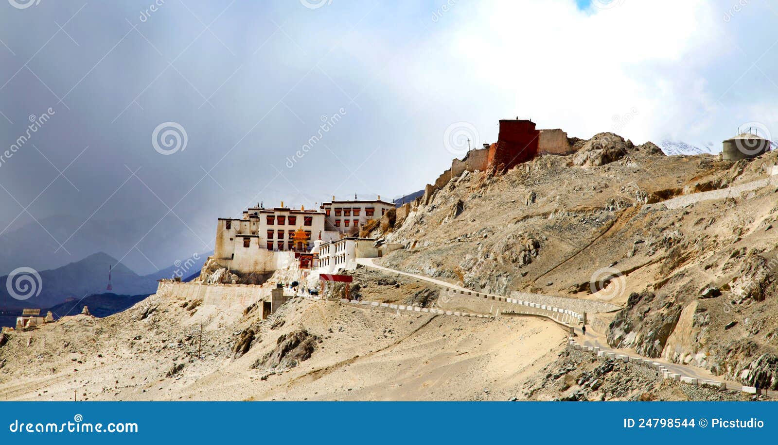 Namgyal tsemo monastery stock photo. Image of temple - 24798544