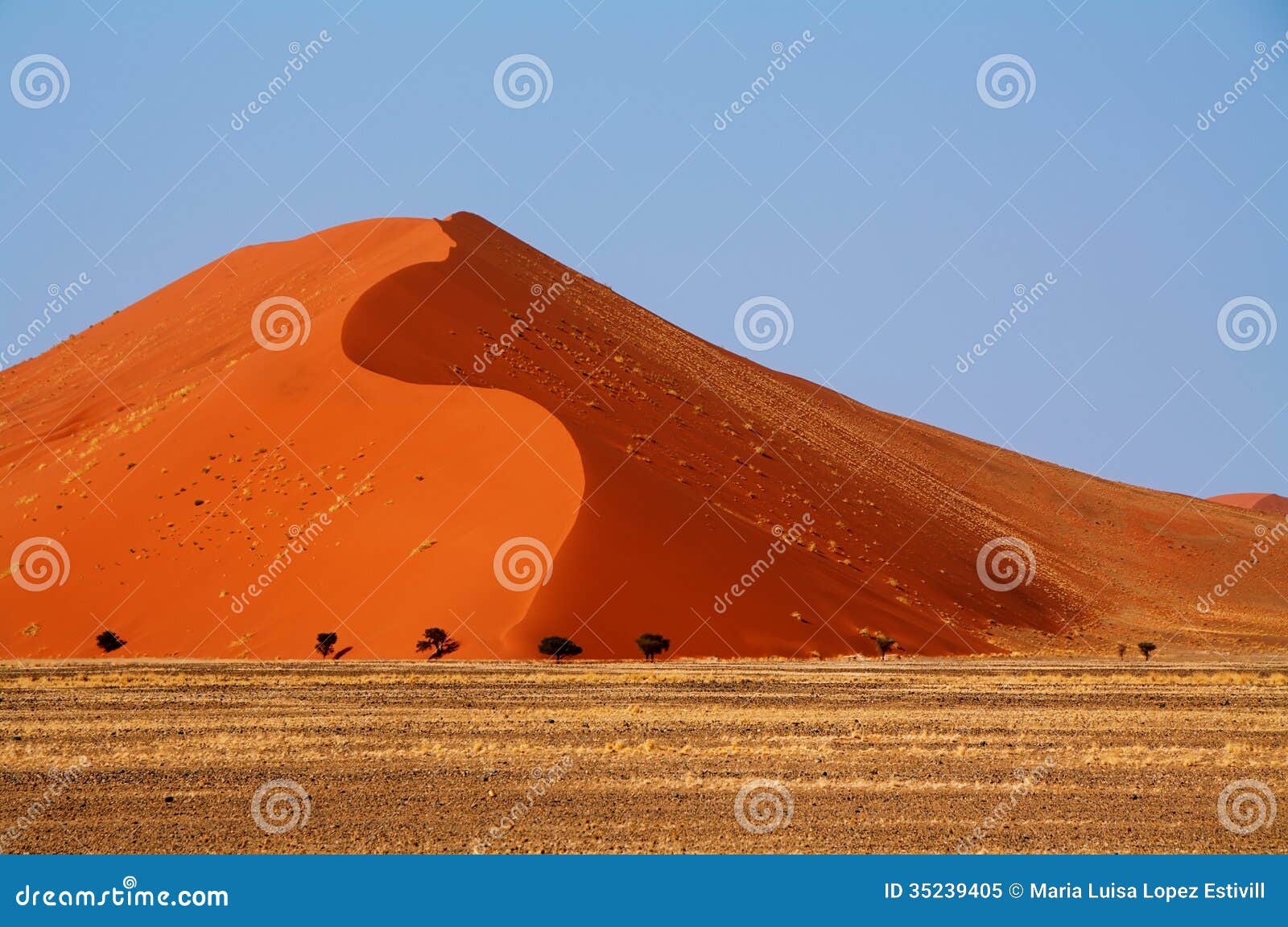 Namib dune stock image. Image of namibia, redish, desert - 35239405