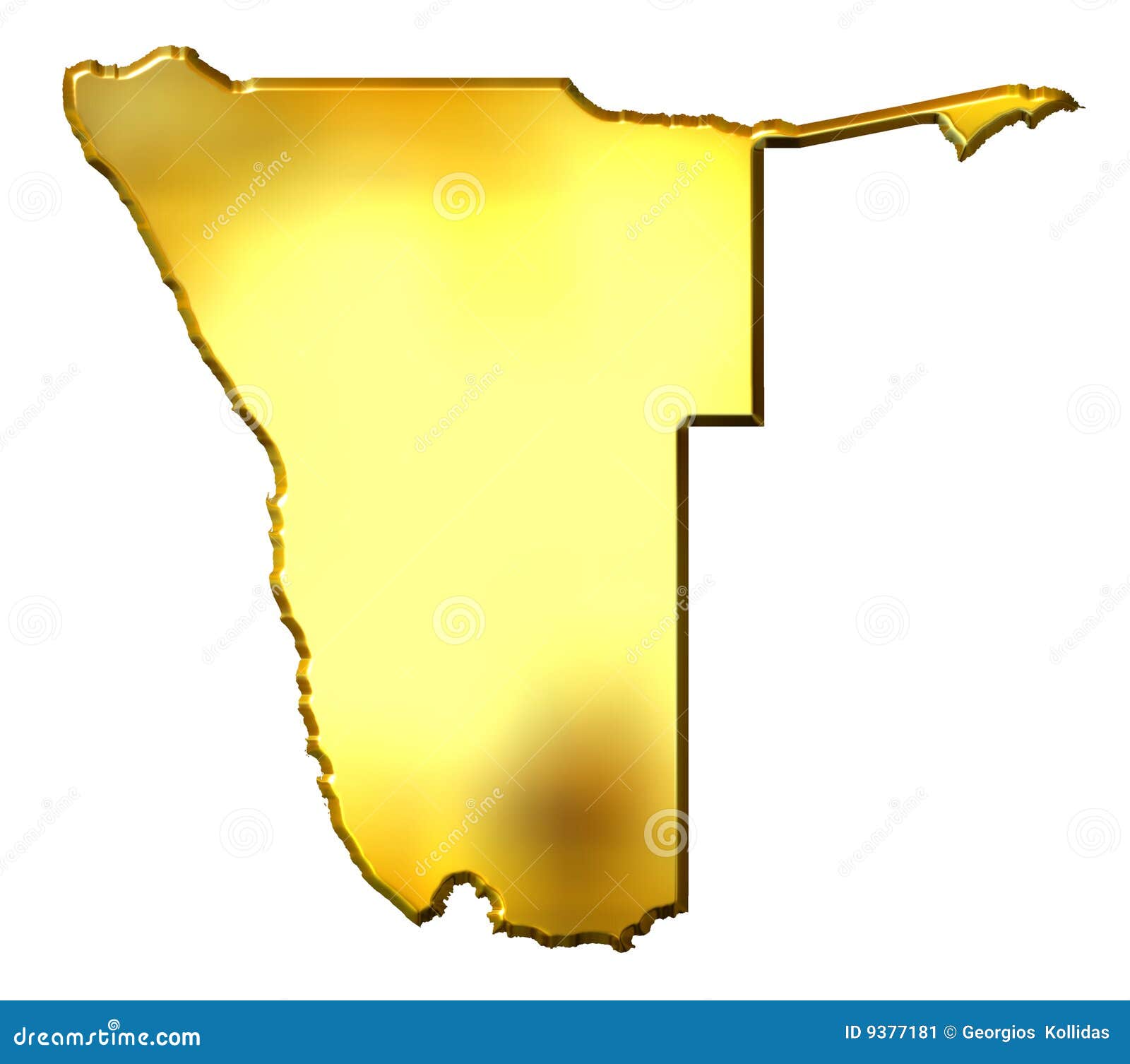 Namibia Map. Cartoon Vector | CartoonDealer.com #260652995