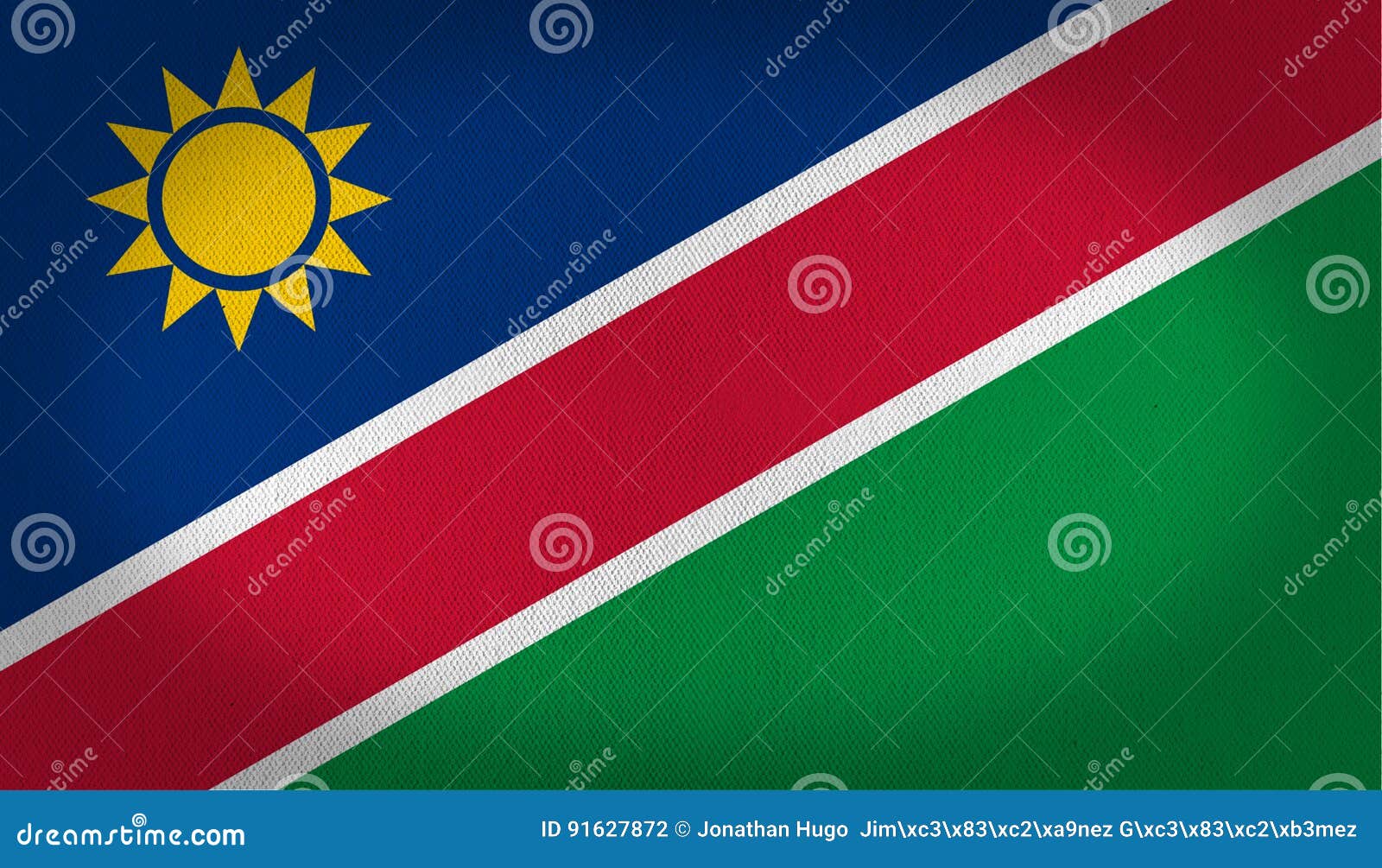 Namibia flag stock illustration. Illustration of vertical - 91627872