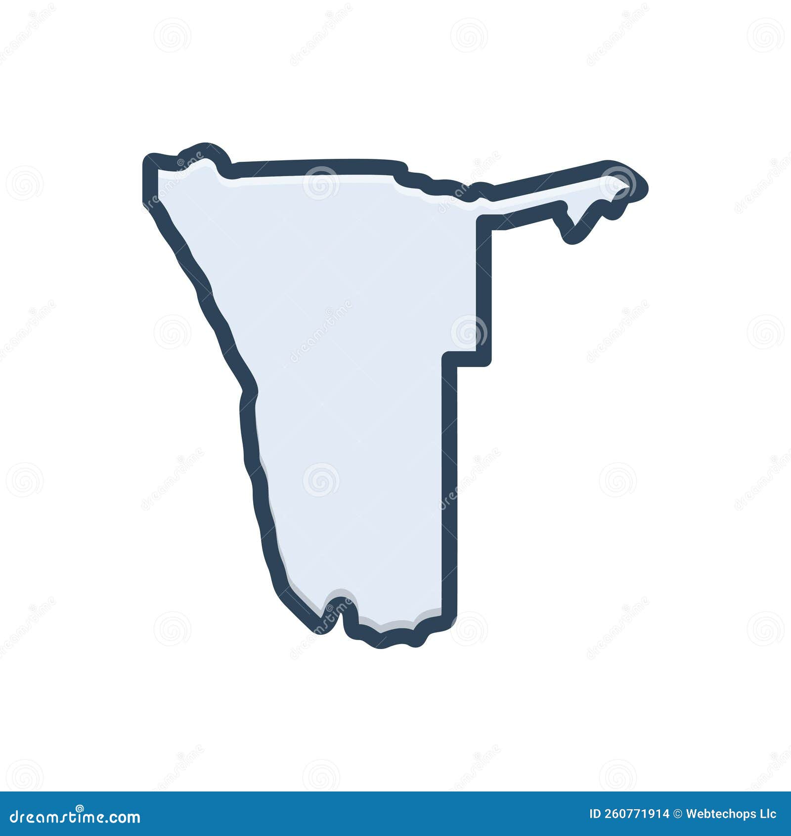 Color Illustration Icon for Namibia, Windhoek and Atlantic Stock ...