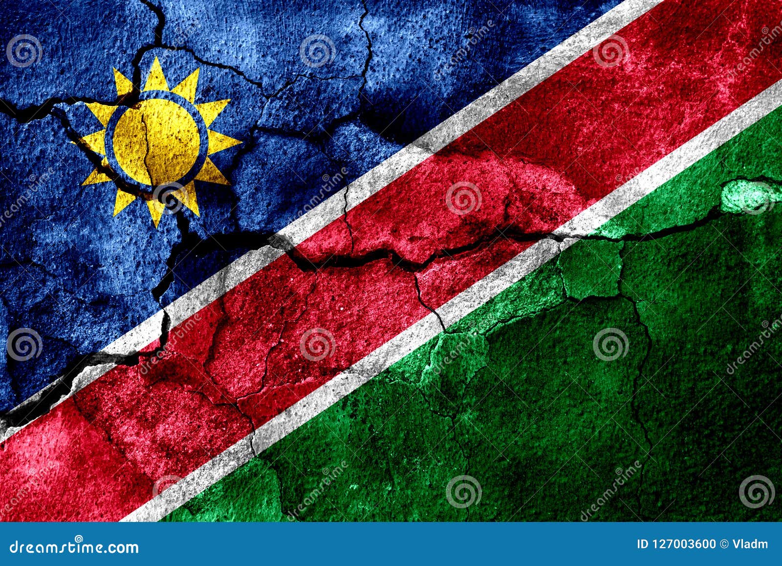 Namibia Rusted Texture Flag, Rusty Background. Stock Illustration ...