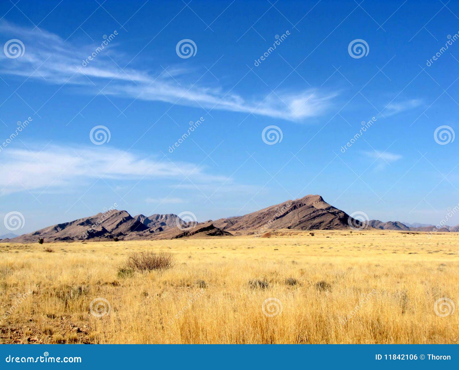 Namibian landscape stock photo. Image of hill, plain - 11842106