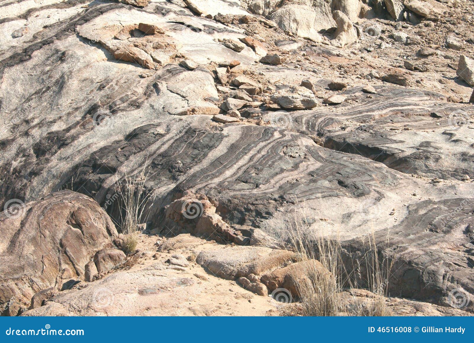 Namibian Rock Pattern stock photo. Image of africa, stripe - 46516008