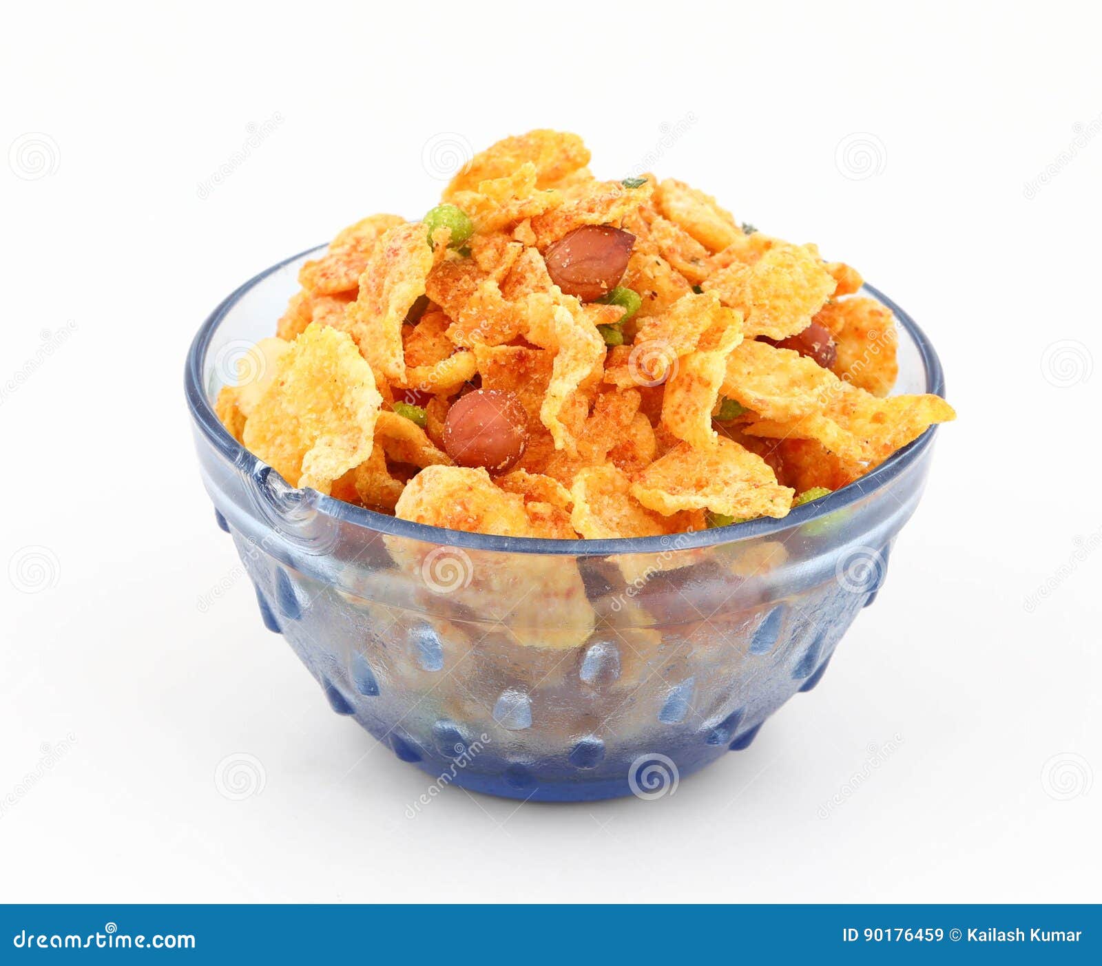 Namkeen stock image. Image of bhujia, grains, flakes - 90176459