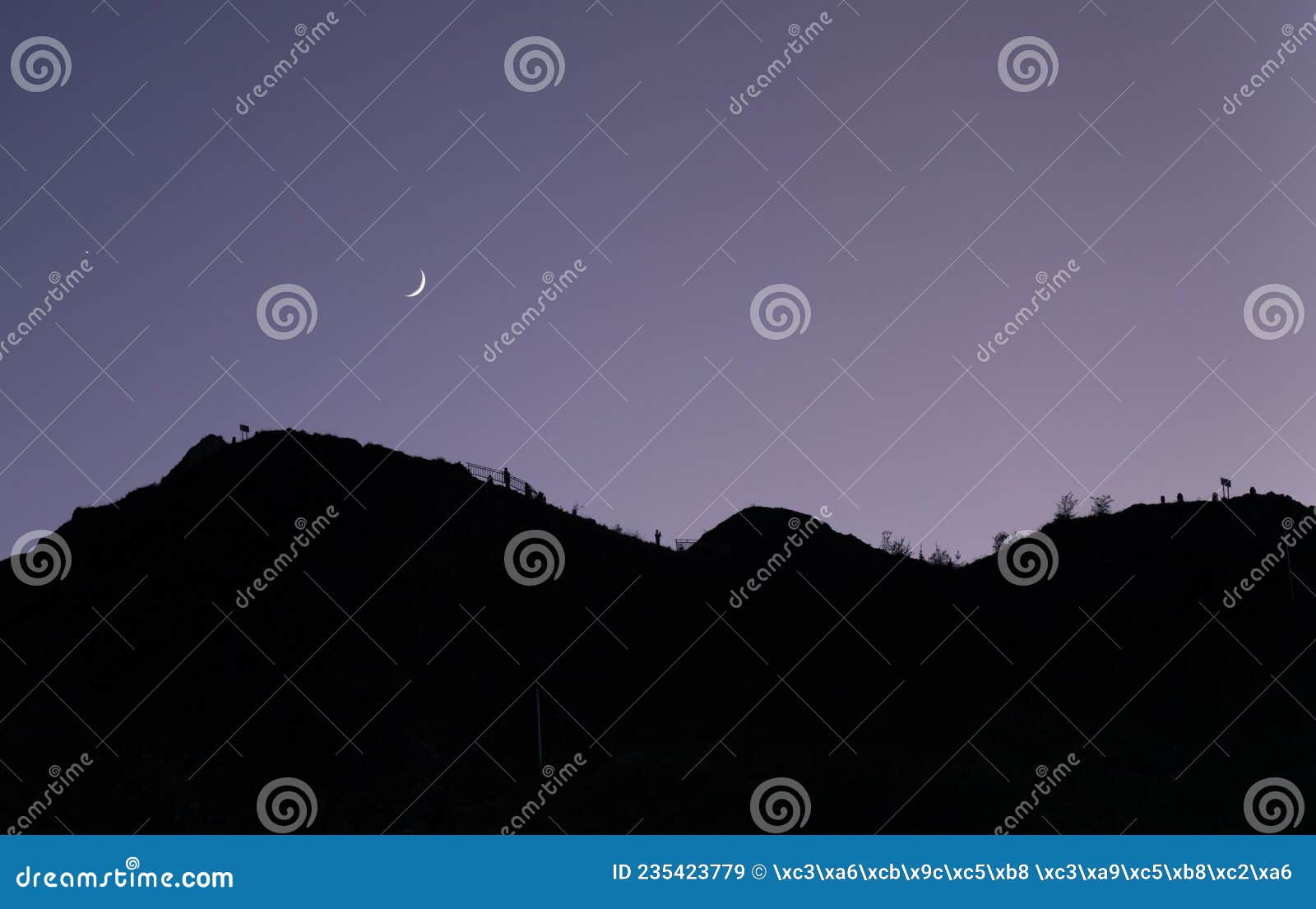 Namsan Park night moon stock image. Image of dusk, park - 235423779